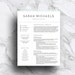 Modern Resume Template for Word 1 & 2 Page Resume Cover