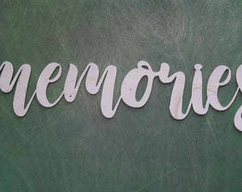 Memories word art | Etsy