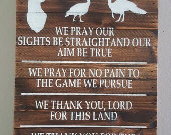 Hunters prayer | Etsy