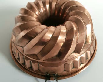 Vintage copper mold | Etsy