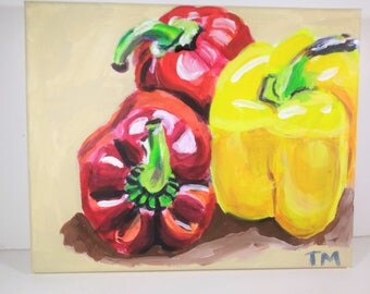 Pepper painting | Etsy