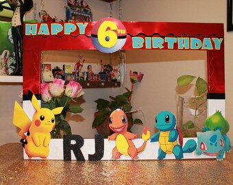 Pokemon Photo Booth Props