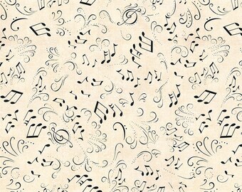 Music fabric | Etsy