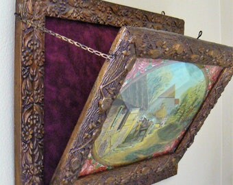 Vintage wall magazine rack | Etsy