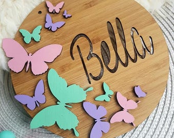 Butterfly plaques | Etsy
