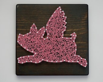 Pig string art | Etsy
