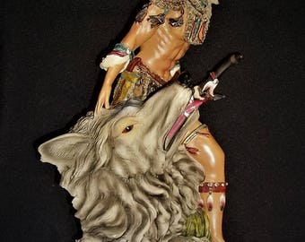 Wolf headdress | Etsy