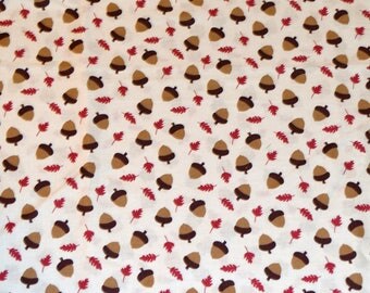 Acorn fabric | Etsy