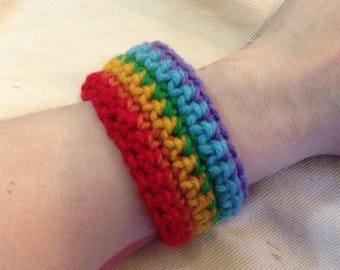 Crochet wrist cuff | Etsy