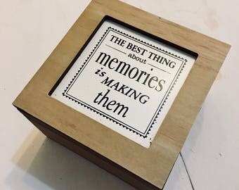 The best thing about memories is making them wall decal