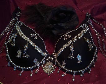 Belly dance bra | Etsy