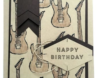 You Rock Congratulations Card Encouragement Card Guitar