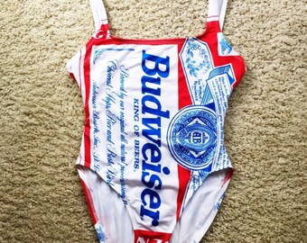 Budweiser swimwear | Etsy