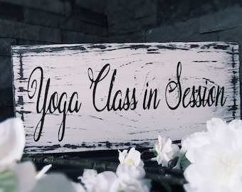 Yoga sign | Etsy