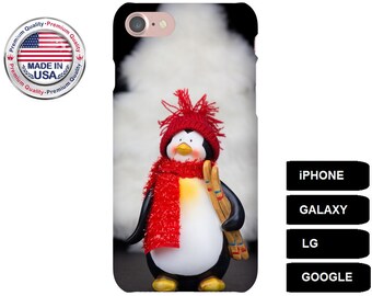 Penguin phone case | Etsy