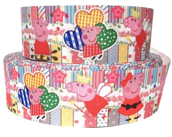 Peppa pig ribbon | Etsy