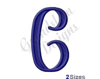 Letter c embroidery | Etsy
