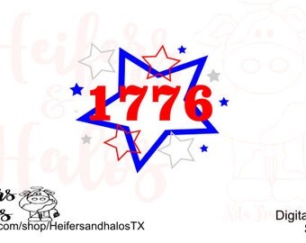 1776 svg | Etsy