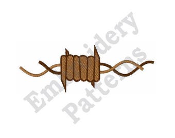 Barb wire fence | Etsy