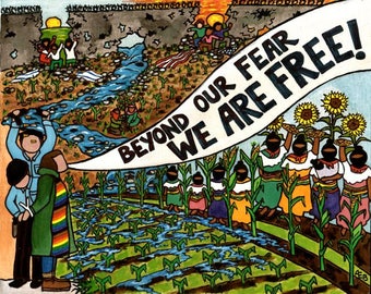 CATTAIL EXPLOSION Giclee Print of Original Watercolor