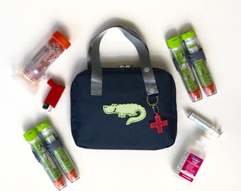 Medical Alert pouch First Aid Kit Epi-pen syringe Case