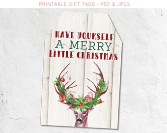 Christmas gift tags | Etsy