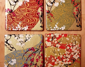 Japanese coasters | Etsy