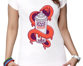Spray paint tshirt | Etsy