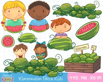 Watermelon clip art | Etsy