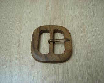 8 Pcs 29mm Wood buckle wooden belt buckle wood button W778