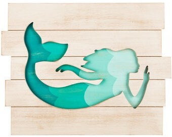 Mermaid wall decor | Etsy