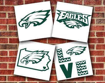 Philadelphia eagles decal | Etsy