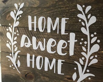 Rustic wall decal | Etsy