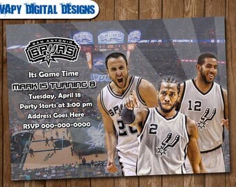 Spurs invitations | Etsy