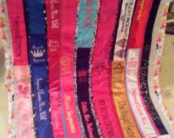 Pageant sash | Etsy