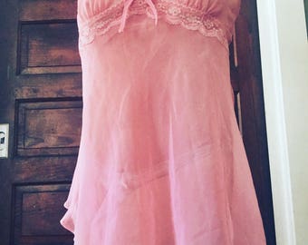 Pink negligee | Etsy