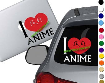 Anime car decal | Etsy