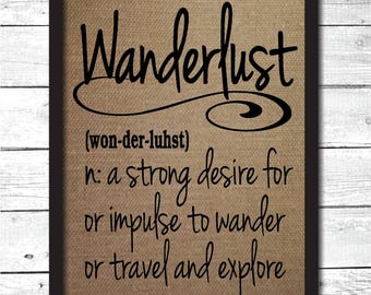 Wanderlust decor | Etsy