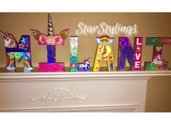 Standing letters | Etsy