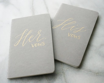 Her vows | Etsy