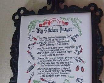 My kitchen prayer | Etsy
