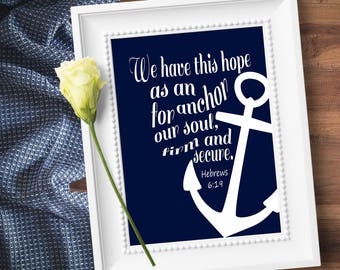 Nautical bible verse | Etsy