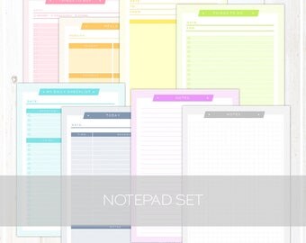 Printable notepad | Etsy