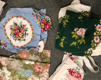 Vintage tablecloths | Etsy
