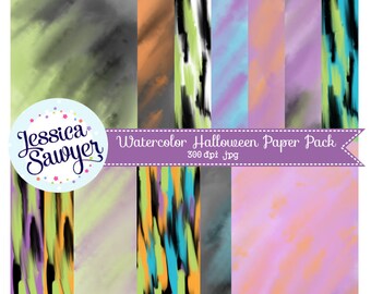 Halloween watercolor | Etsy