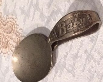 Vintage baby spoon | Etsy