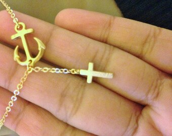 Plus sign necklace | Etsy