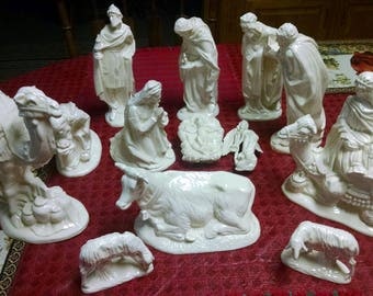 Ceramic nativity | Etsy