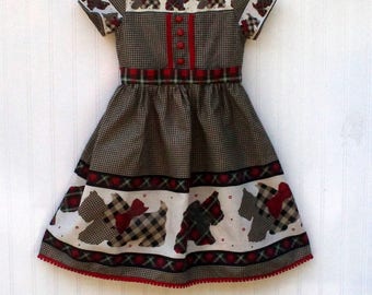 Scottie dog dress | Etsy