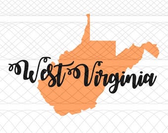 West virginia cricut | Etsy